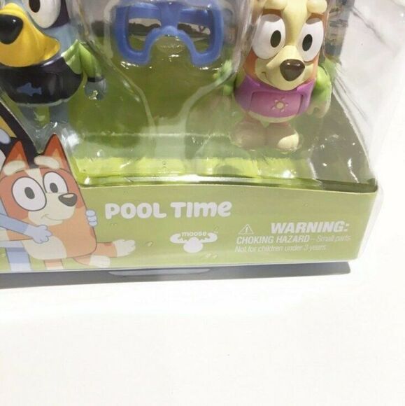 moose toys | Other | Bluey Pool Time 2 Pack Figures With Bluey And Bingo Moose Toys | Poshmark